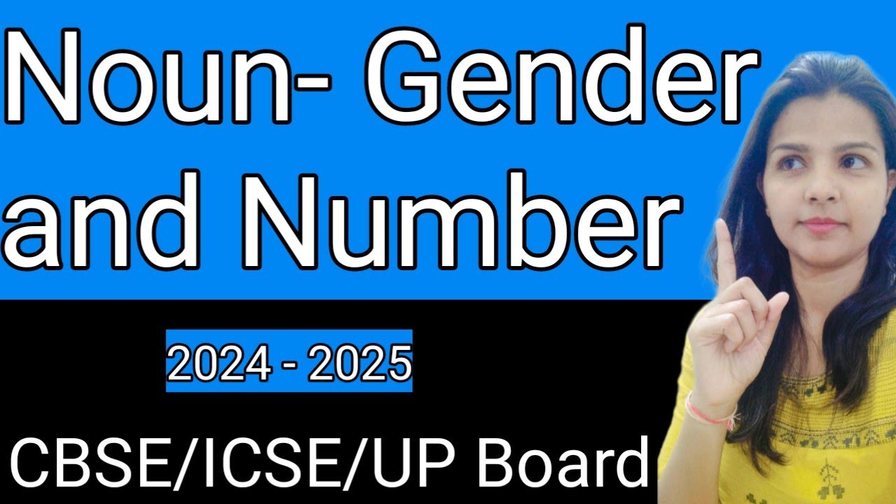Noun- Gender and Number | English Grammar - YouTube