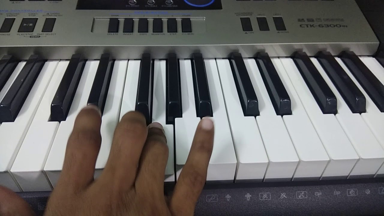 How to play Happy birthday on piano :- Piano/Keyboard tutorial - YouTube