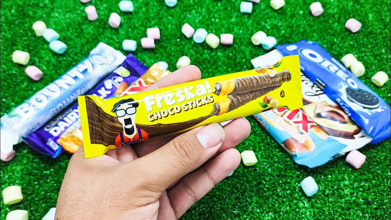 🍭Lot's of Candies opening🍭 |Freska CHOCO Sticks🧇 Mixing Candy and ...