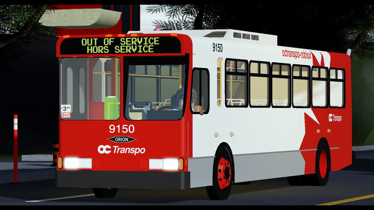 ROBLOX Buses: Ride on OC Transpo 9150 - YouTube