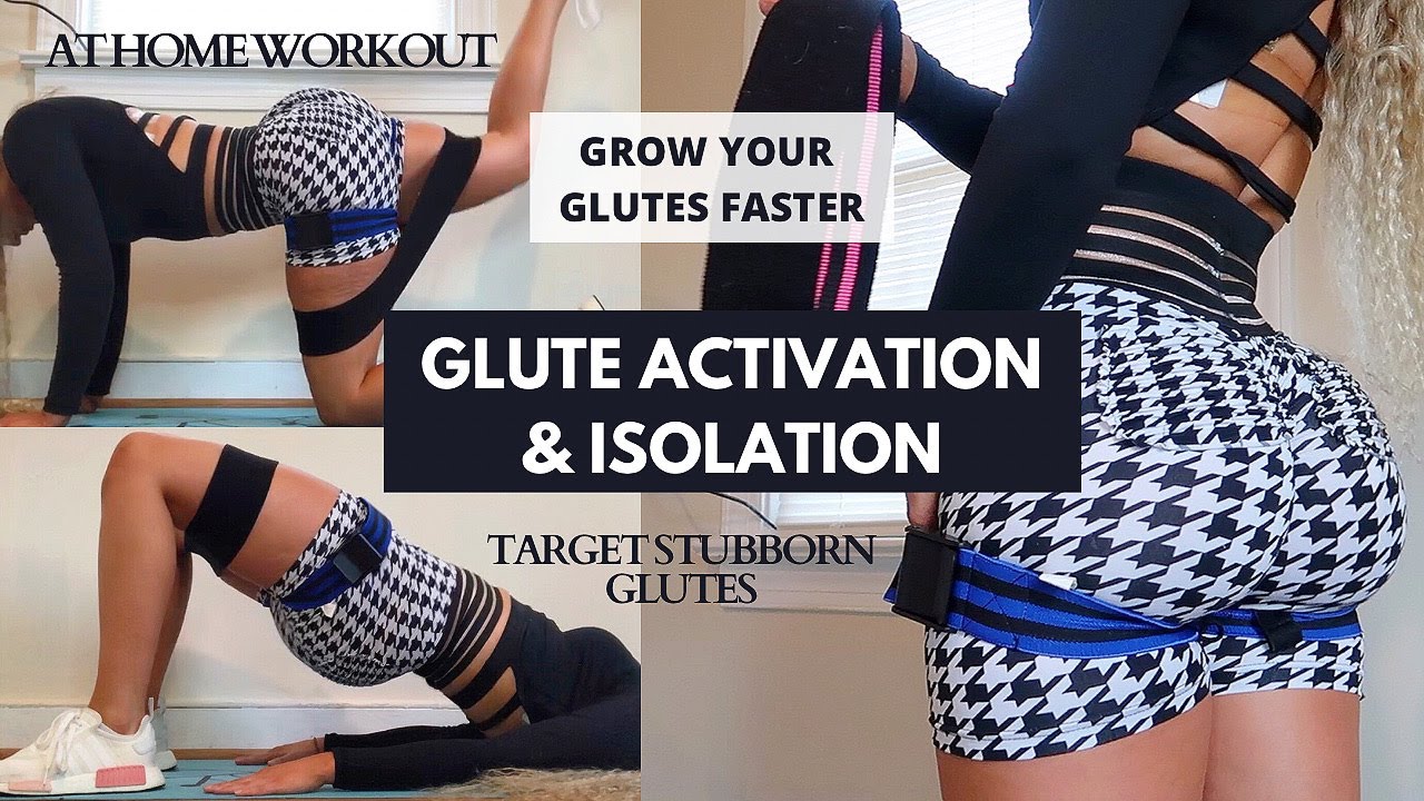GLUTE ACTIVATION & ISOLATION WARM UP ROUTINE | HOW TO TARGET STUBBORN ...