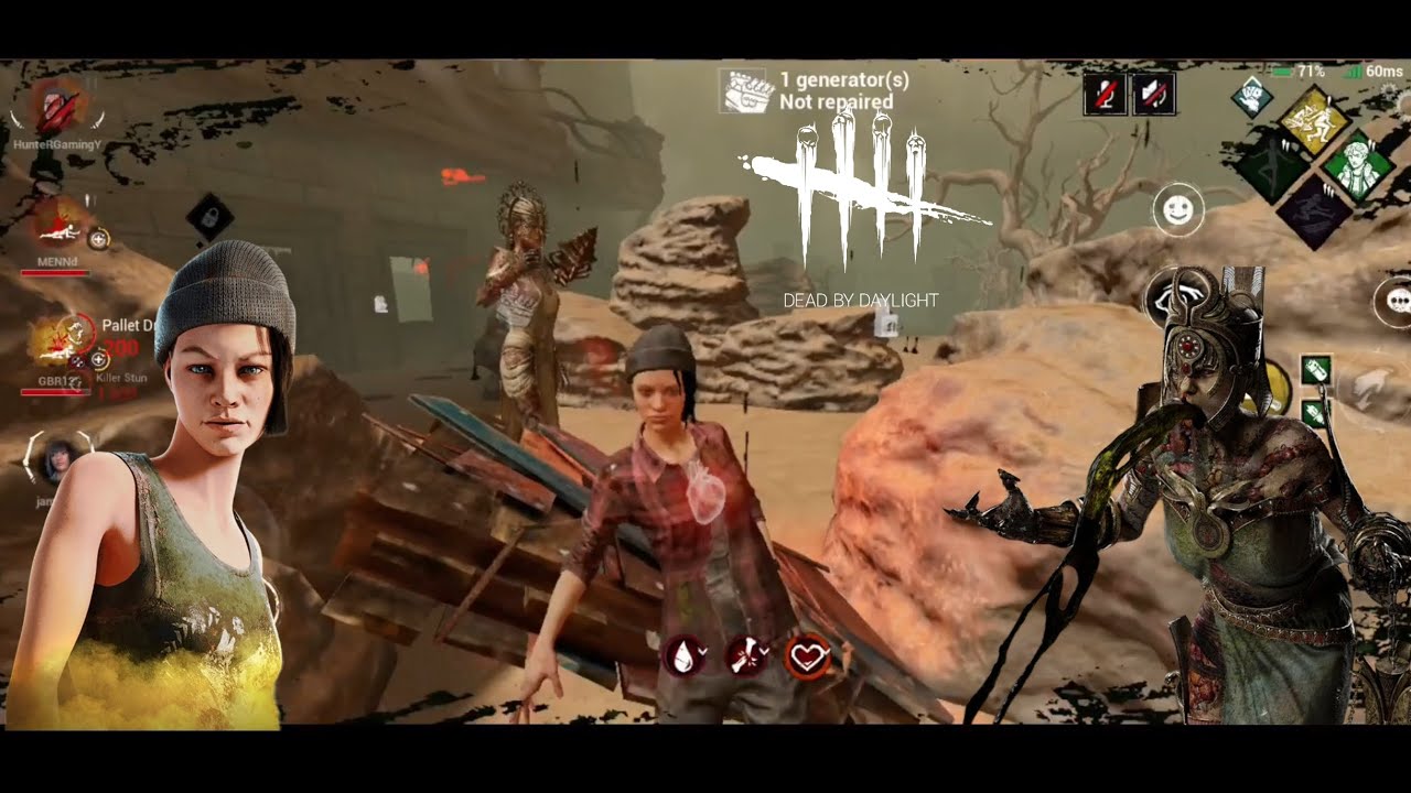 DEAD BY DAYLIGHT THE PLAGUE KILLER 😨 & SURVIVE HUNTER HARD the new map😨 ...