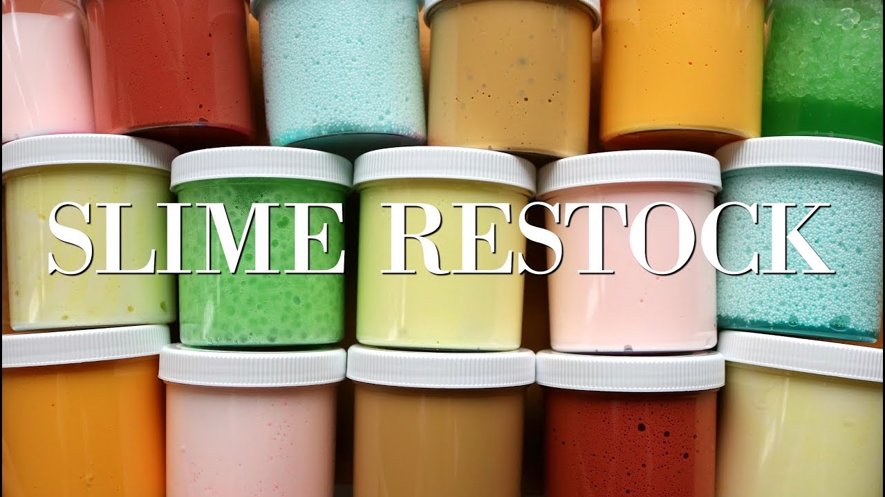 SLIME RESTOCK! New Slime for Sale - YouTube