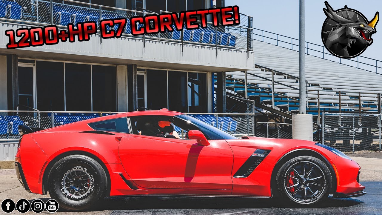 Procharged C7 Corvette First time at the TRACK!! (Unexpected ending ...