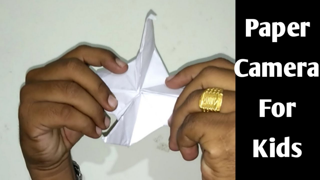 How to make paper camera | origami paper camera | paper craft for kids ...