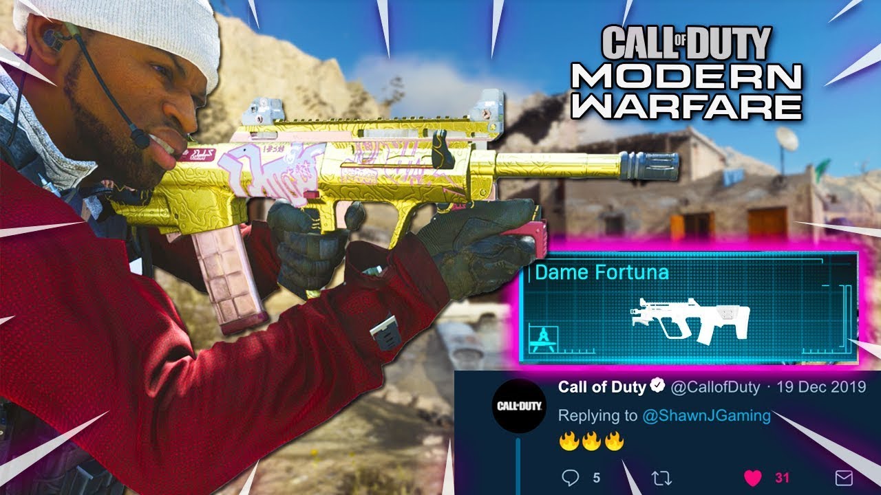 NEW "DAME FORTUNA" AUG BLUEPRINT in CALL OF DUTY MODERN WARFARE is 🔥 ...