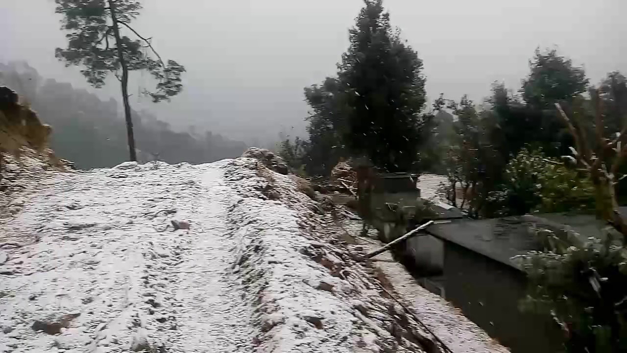 Jageshwar Snow fall ... - YouTube
