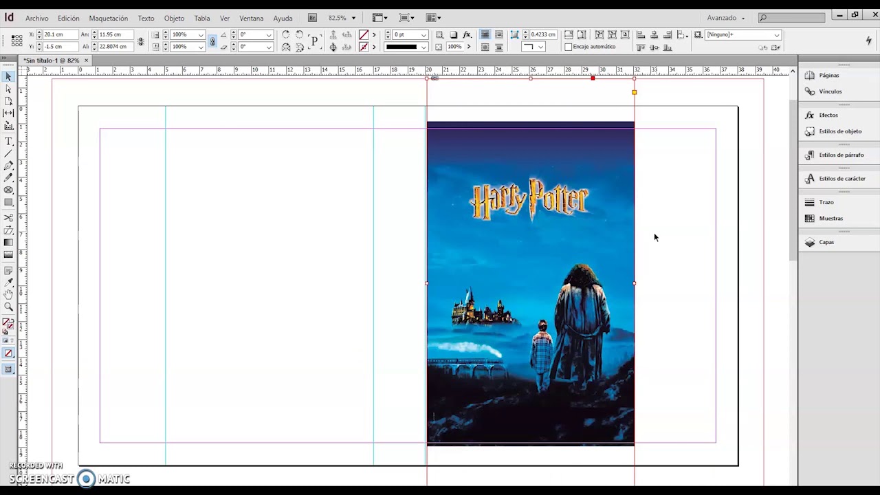Como elaborar una Portada de libro en InDesign - YouTube