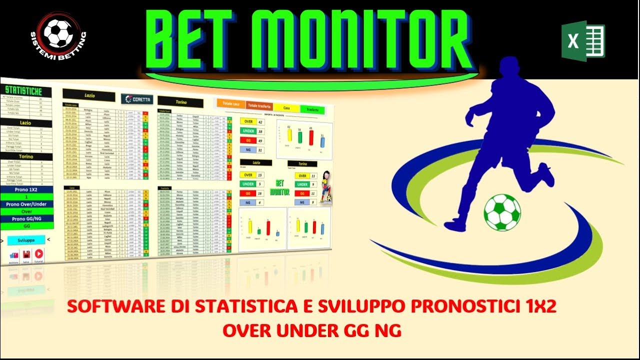 Bet Monitor - Software di statistica e sviluppo pronostici Betting - YouTube
