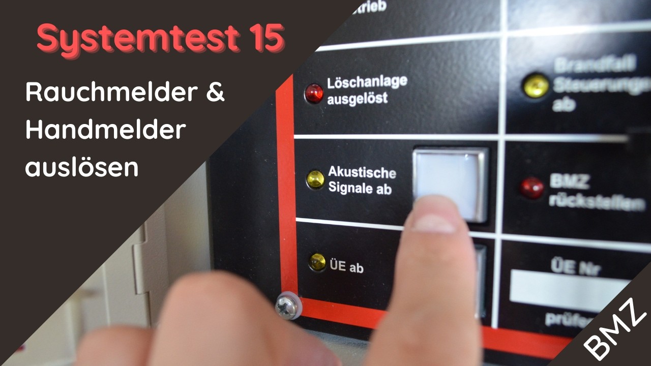 Systemtest 14 meiner Brandmeldezentrale! - Rauchmelder & Handmelder ...