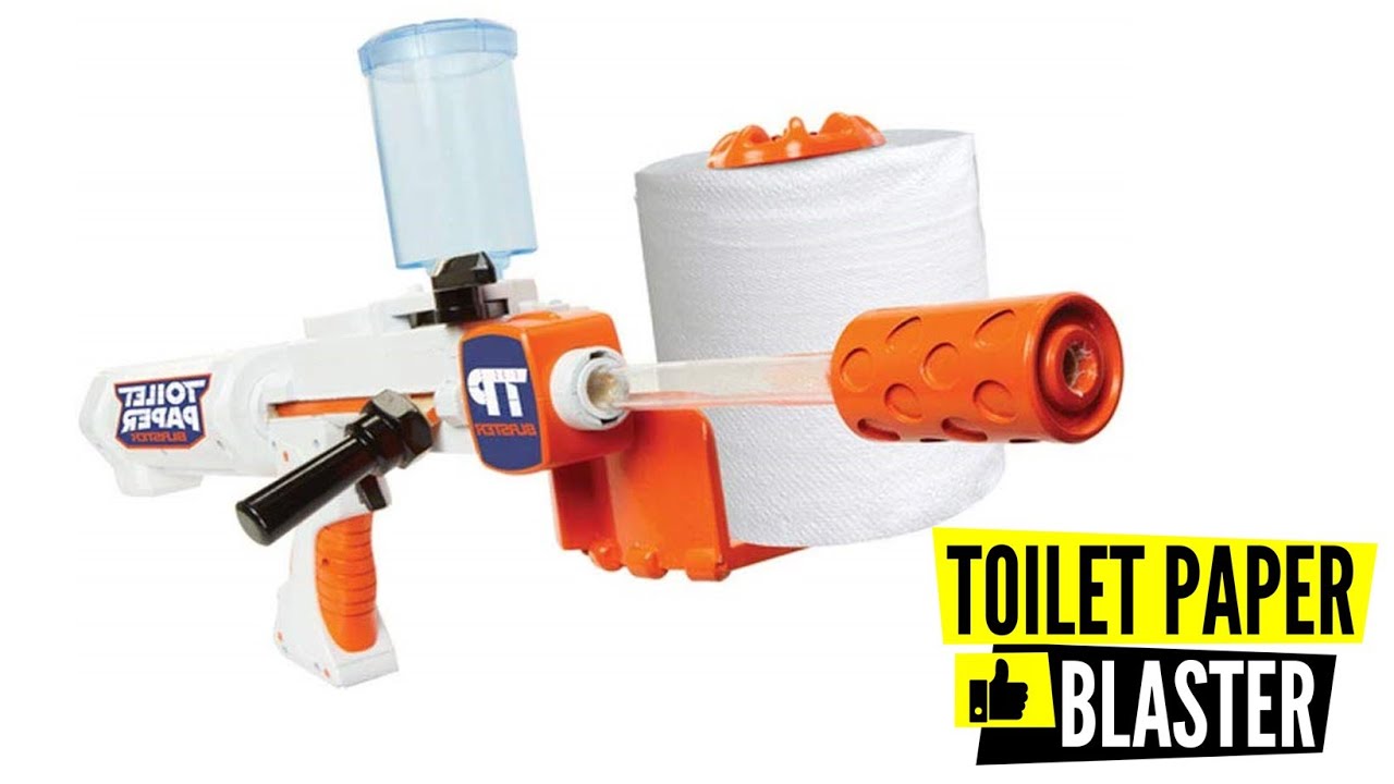 It Shoots Toilet Paper Spitballs! - YouTube