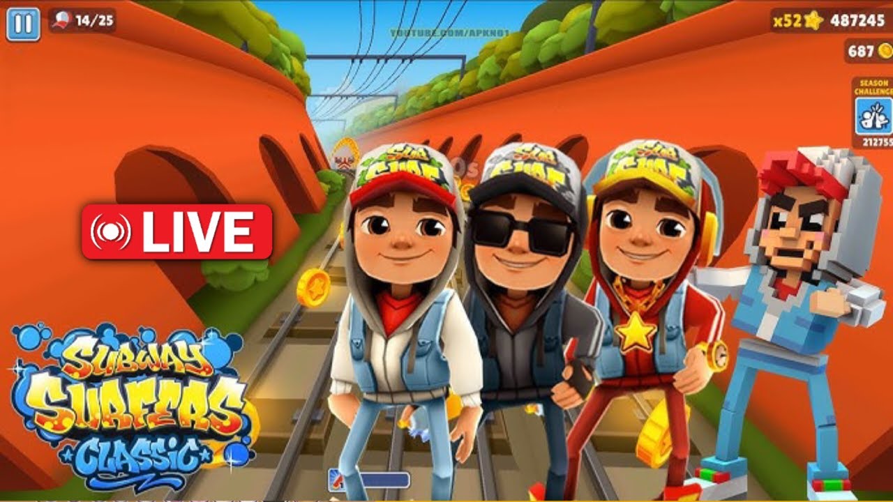 🔴 Subway Surfer : Chill Gameplay || Live Stream || #SubwaySurfer # ...