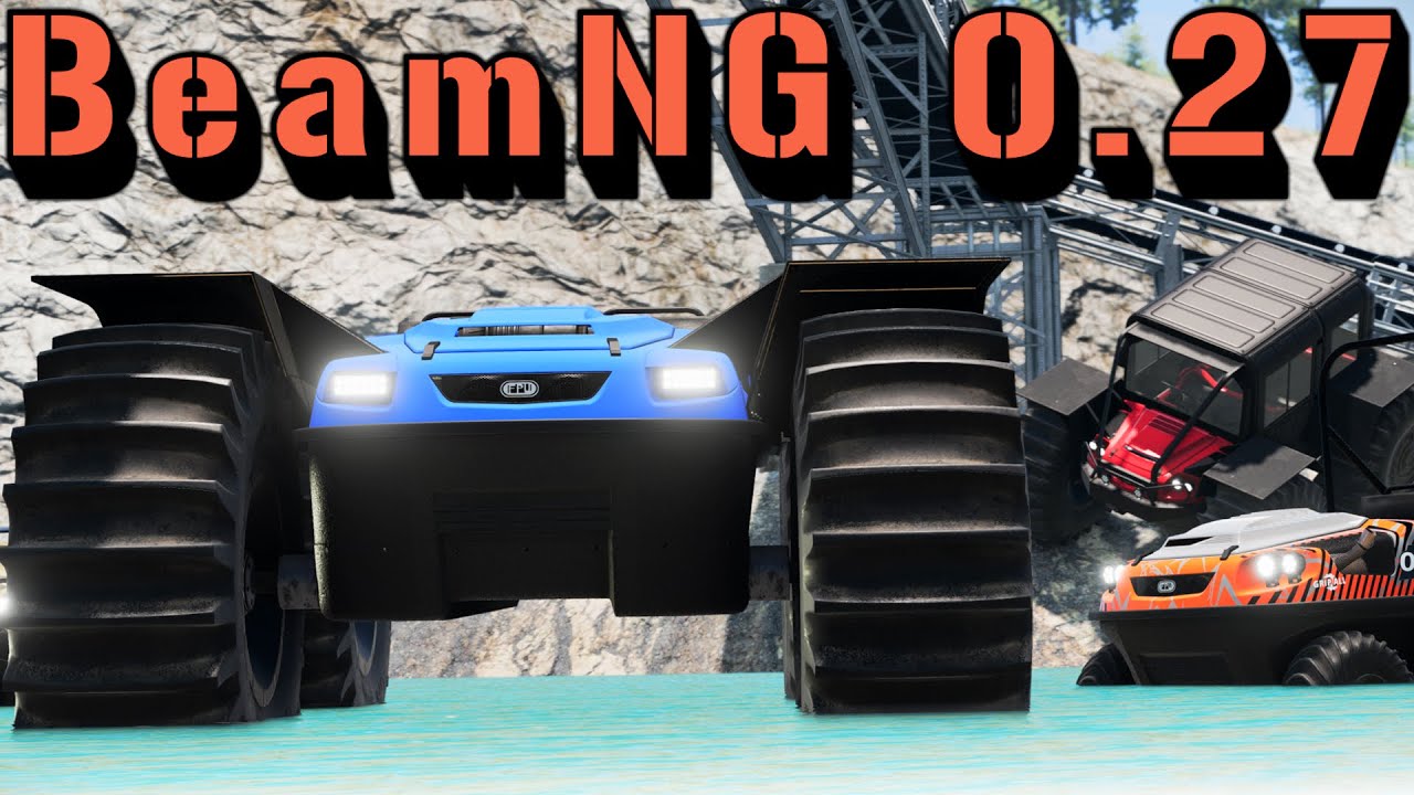 Crawling and Racing an Amphibious 8x8 UTV! | BeamNG.Drive 0.27 FPU ...