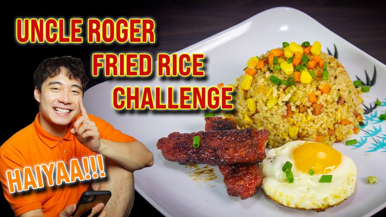 easy fried rice recipe / uncle roger fried rice challenge - YouTube