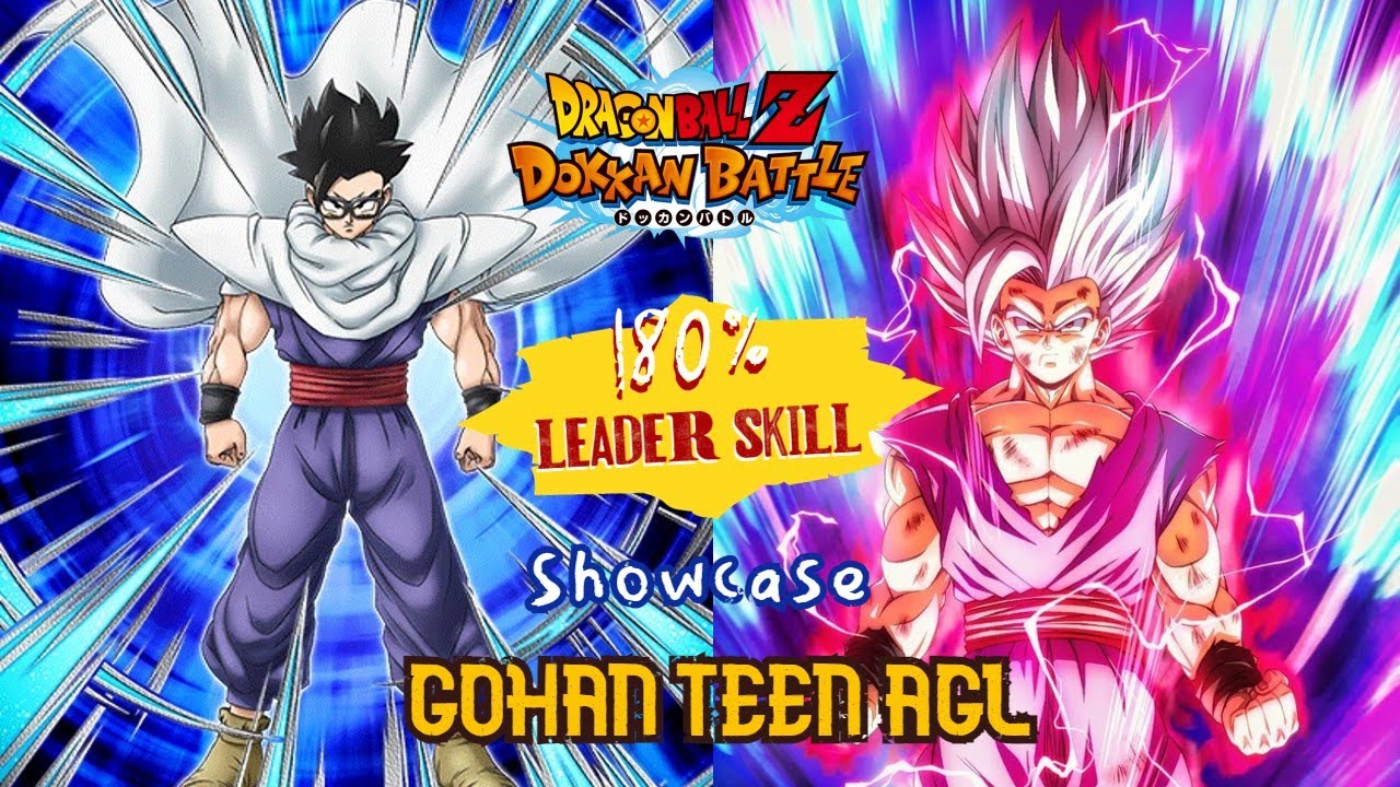 Dragon Ball Z Dokkan Battle SUPA HERO! Gohan Teen AGL F2P 100% SHOWCASE ...