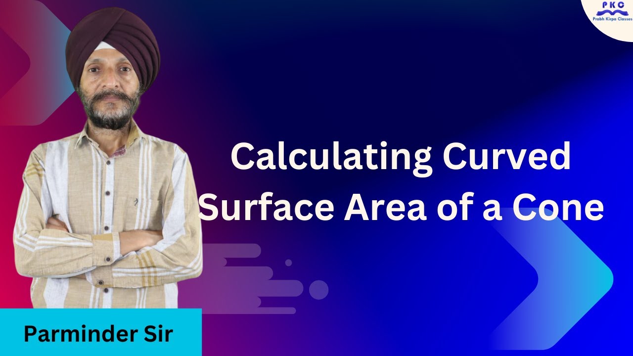 Calculating Curved Surface Area - YouTube