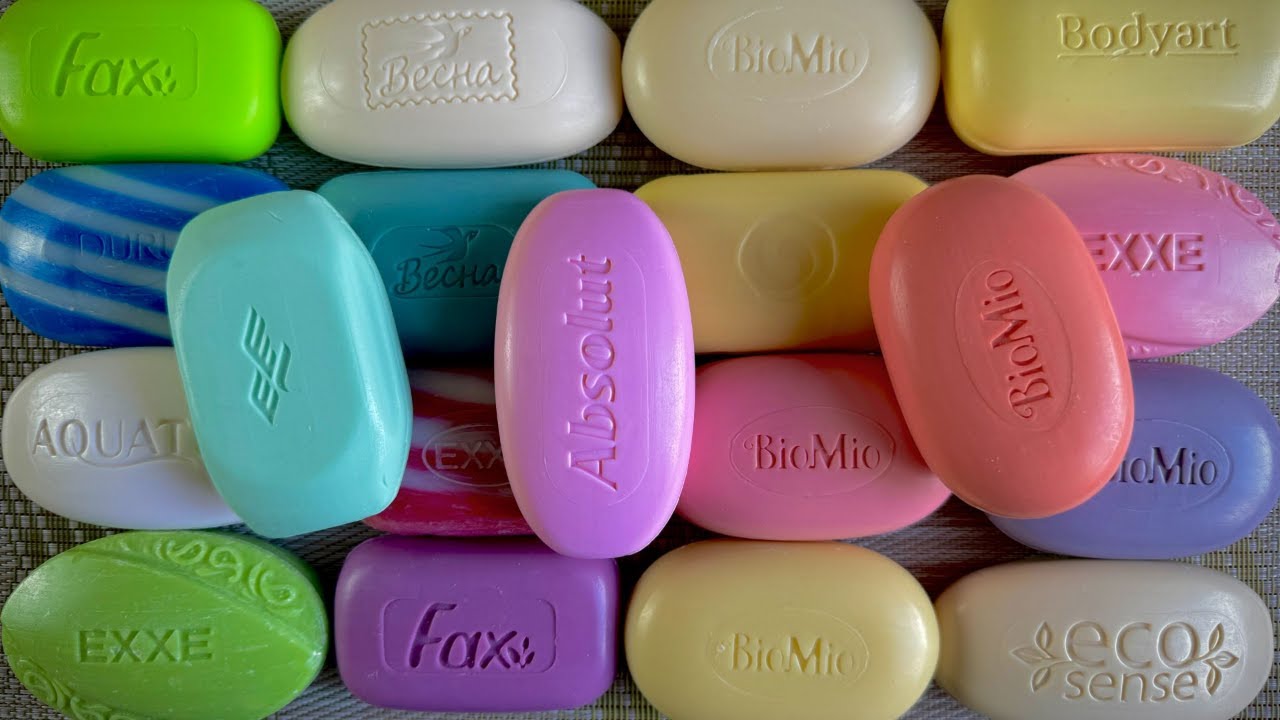 ASMR soap opening HAUL.unpacking soaps.many pretty soaps unboxing ...