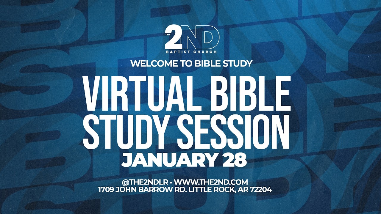 Bible Study: January 28, 2026 // Virtual Study Session - YouTube