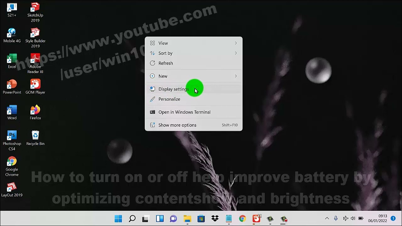 Windows 11 : How to turn on or off help improve battery by optimizing ...
