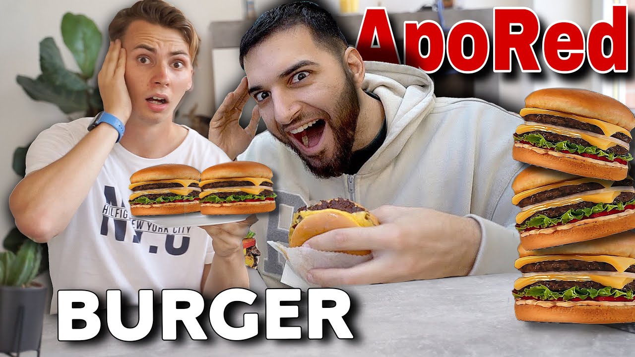 ApoRed BURGER SELBSTGEMACHT ohne Apored 😂🍔 - YouTube