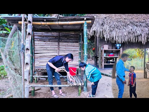 Bekar anne dış mekan bambu banyosu tasarlıyor (1. kısım) - Ly Thanh Thuy