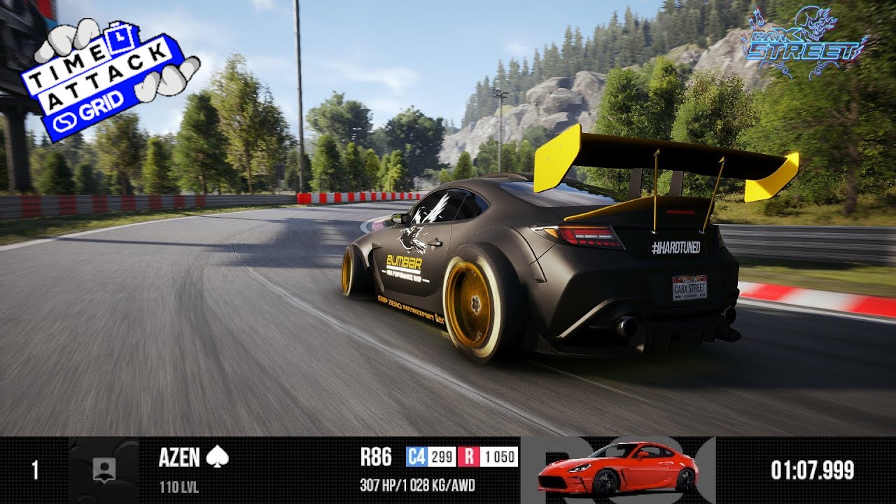 CarX Street | Time Attack C4 | Toyota GR86 WORLD RECORD with TUNE - YouTube
