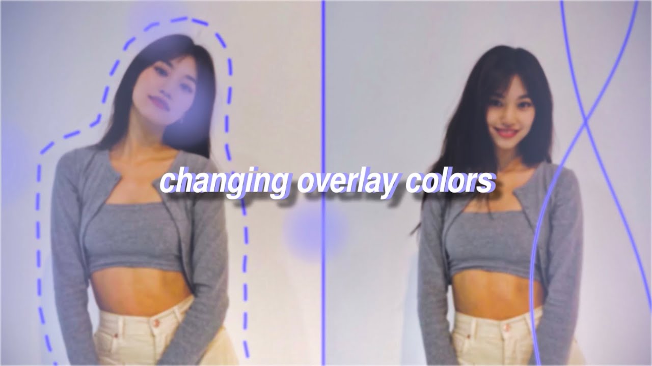 changing overlay colors | after effects - YouTube