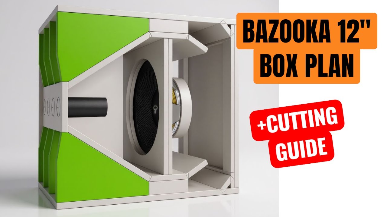 Bazooka D12 Full Box Plan Design + Complete Cutting Guide (All ...