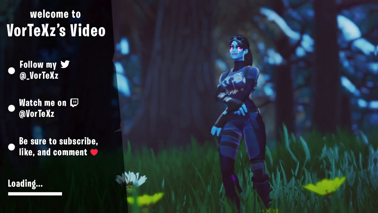 Official Custom "VorTeXz" Fortnite Loading Screen.... - YouTube