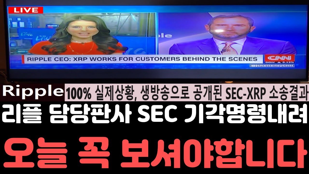 리플전망 리플 Xrp 재판소송 담당판사 토레스 Sec에게 기각명령을 직접 내렸다 오늘 영상은 꼭 보셔야합니다 리플전망 리플호재 리플급등 리플코인 리플소송