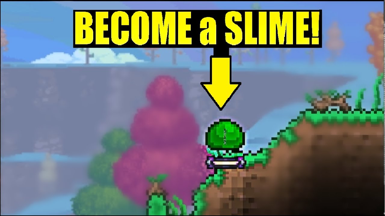 Terraria Slime Transformation Mod ll - YouTube