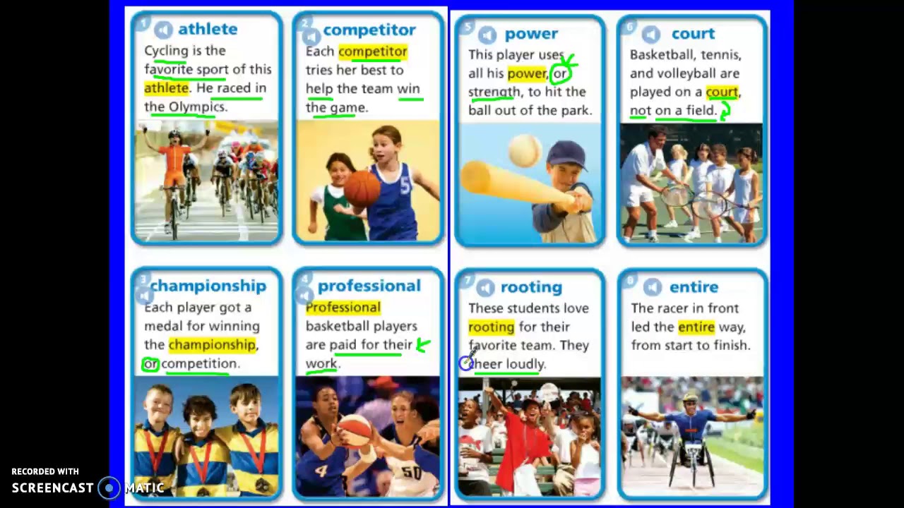 Jump Vocab. In Context - YouTube