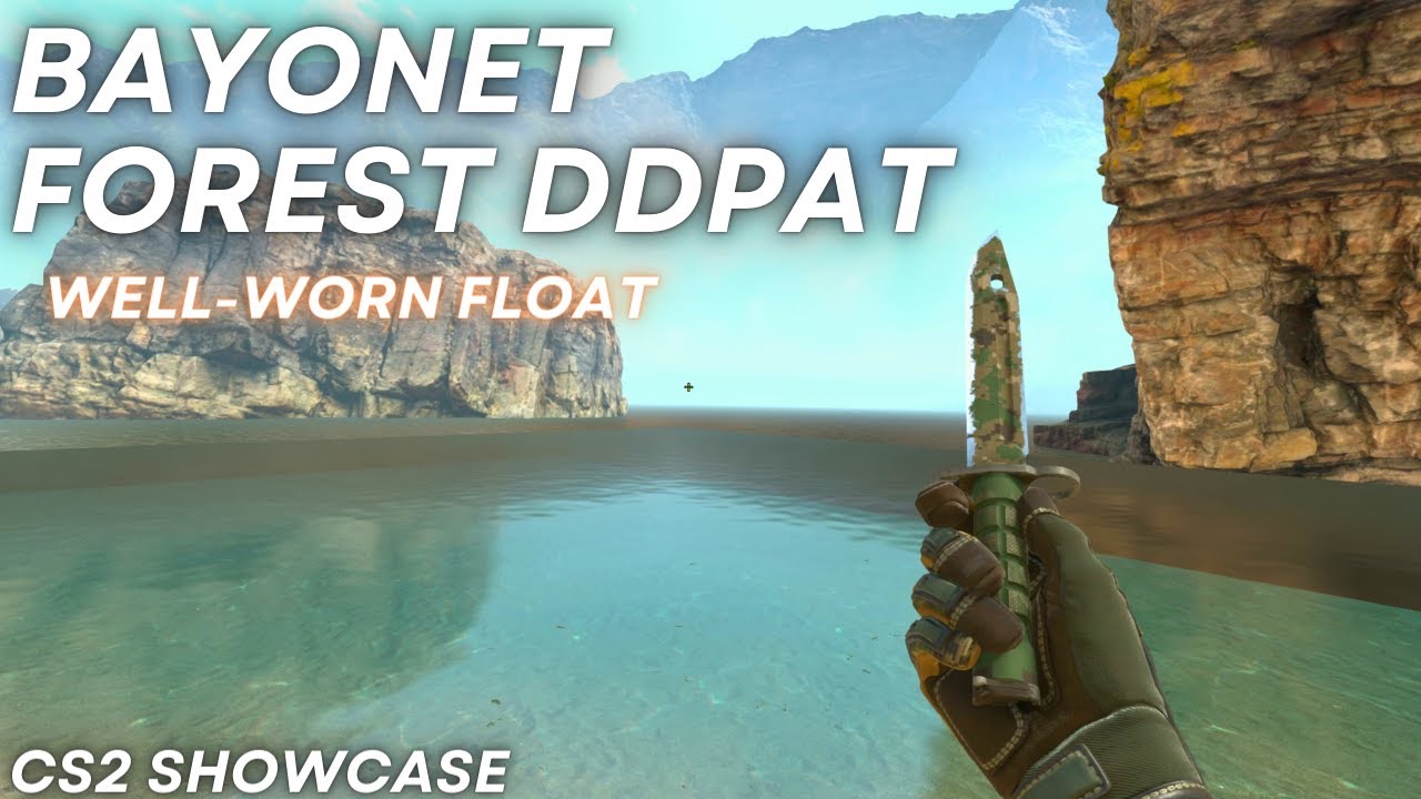 Bayonet Forest DDPAT (Well-Worn) | CS2 Skin Showcase #724 - YouTube
