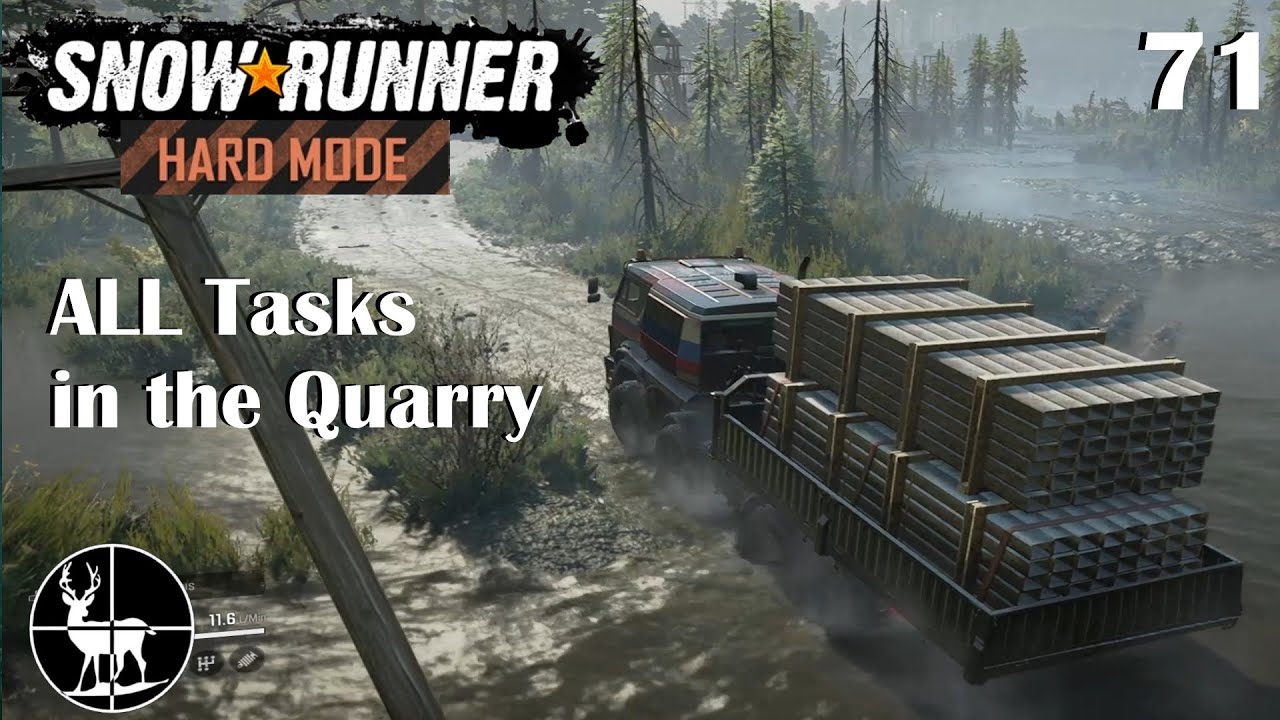 (EP71) ALL Tasks on Quarry ⚠️ SnowRunner Hard Mode ⚠️ Season 0 - YouTube