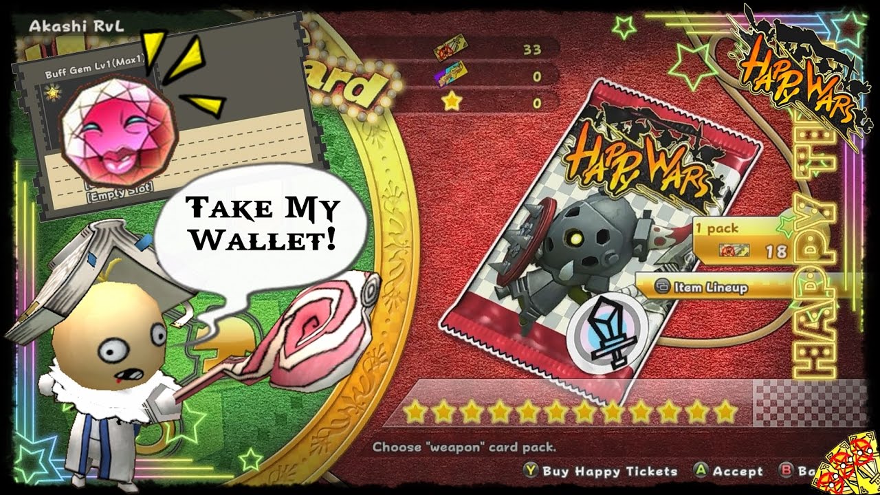 [Happy Wars] Epic Treasure Map & Happy Card Opening! For Subscribers ...