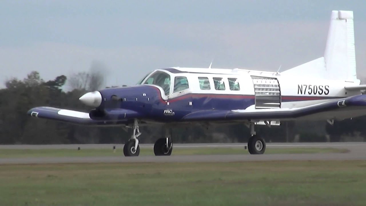 PAL P-750 XSTOL?, N750SS at KHWY on 10/24/13 - YouTube
