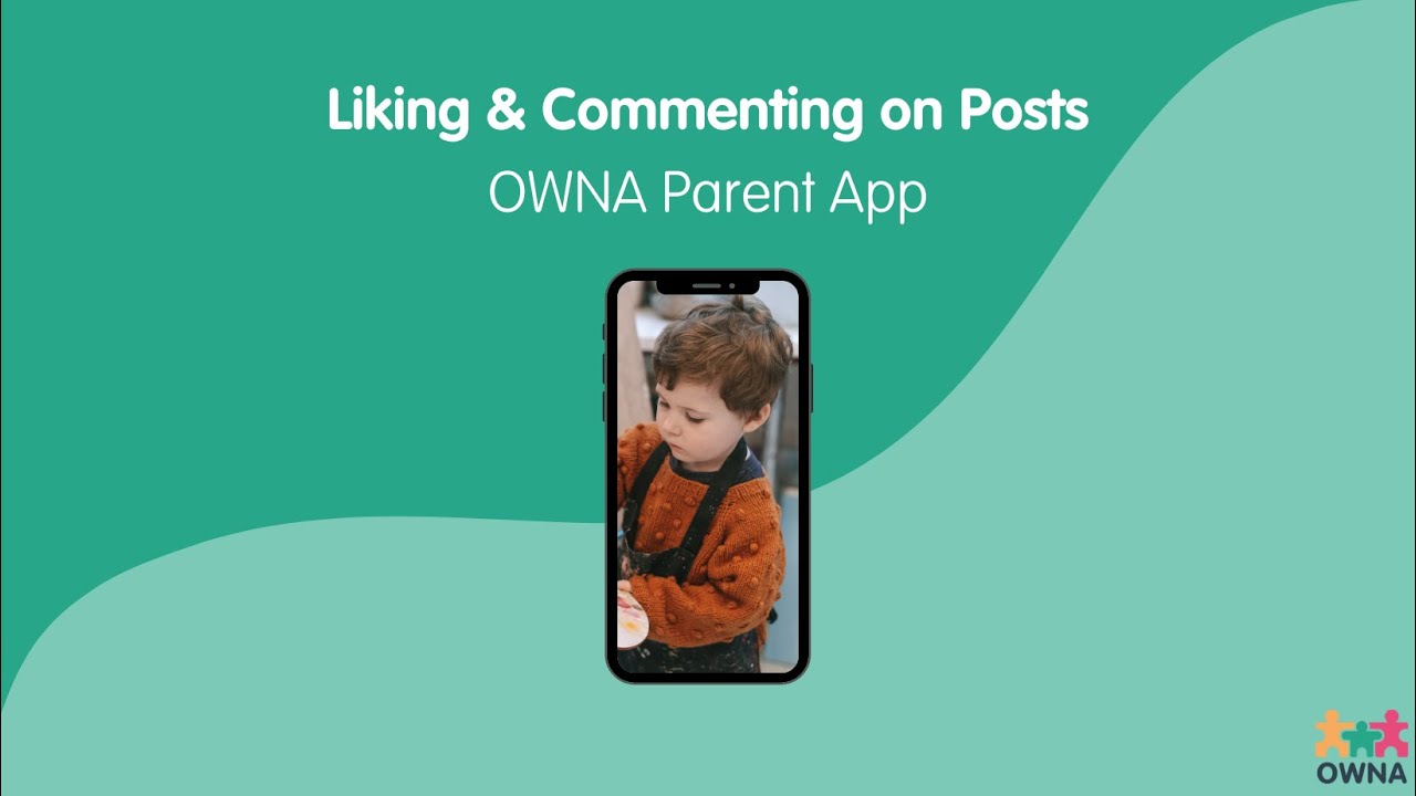 How to Like and Comment on Posts in OWNA | Parent App - YouTube