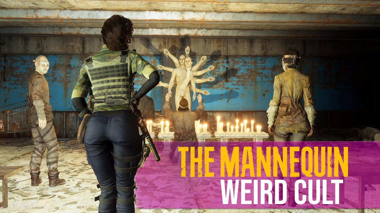 Fallout 4 - The Mannequin Cult - New Mysterious Cult & Metro Station ...