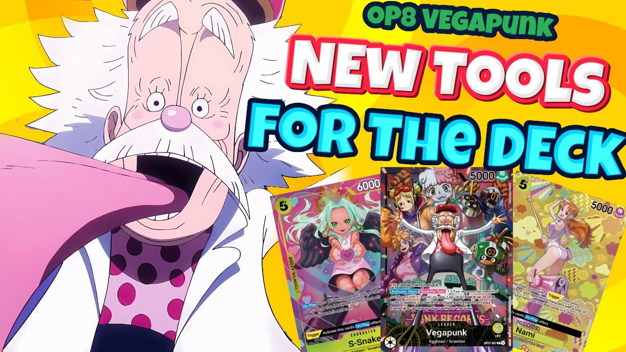 OP8 Vegapunk, How Good Are The New Cards For the Deck? - YouTube