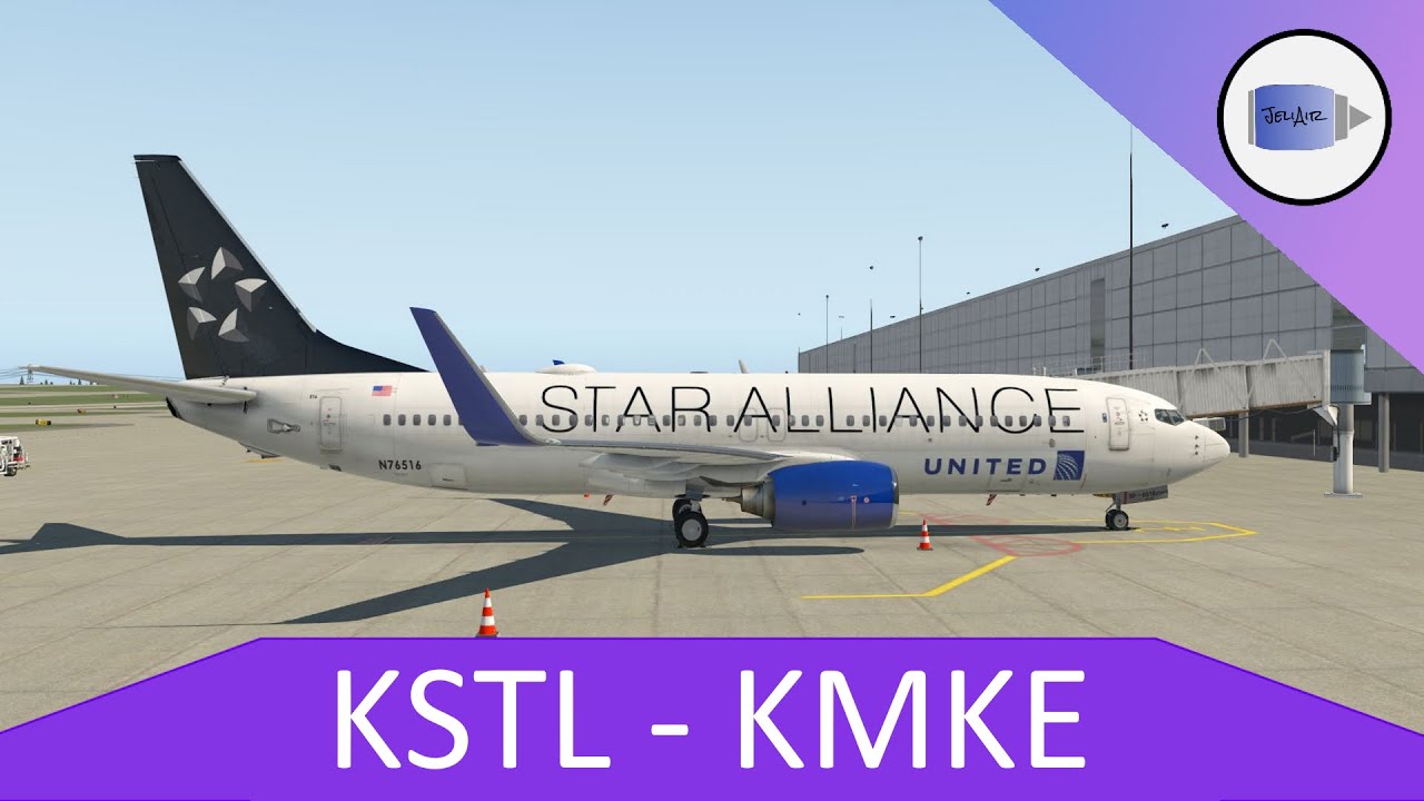 KSTL - KMKE | X-Plane 11 | VATSIM - YouTube
