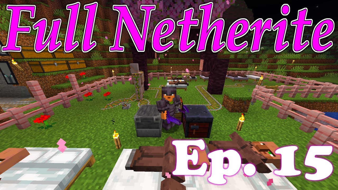 Full Netherite In Hardcore Minecraft!!! - YouTube