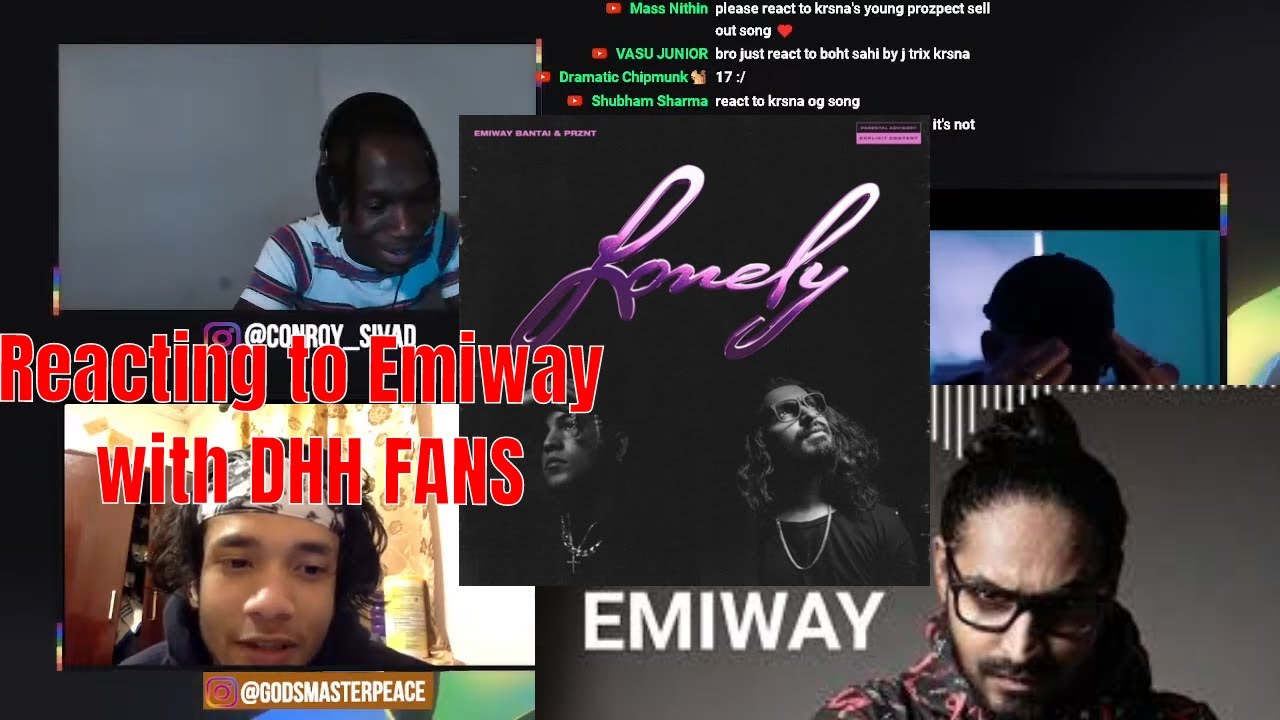 Rapper REACTS to EMIWAY X PRZNT - LONELY (PROD BY VODLI)| OFFICIAL ...