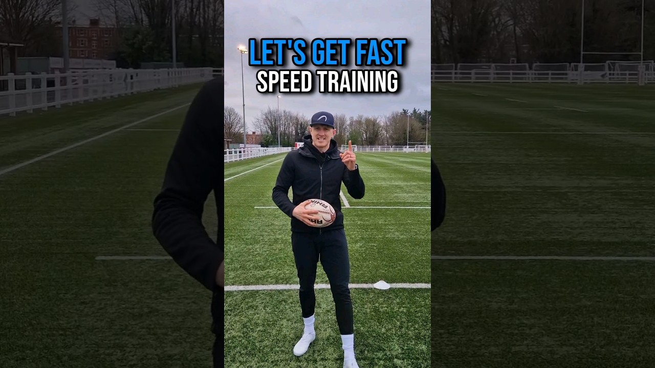 How to get Fast for Rugby - Rugby Speed training Session - YouTube