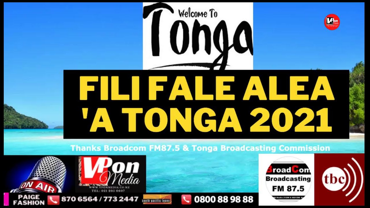 FILI FALE ALEA 'A TONGA 2021 (THANKS 87.5 BROADCOM FM & KOMISONI ...