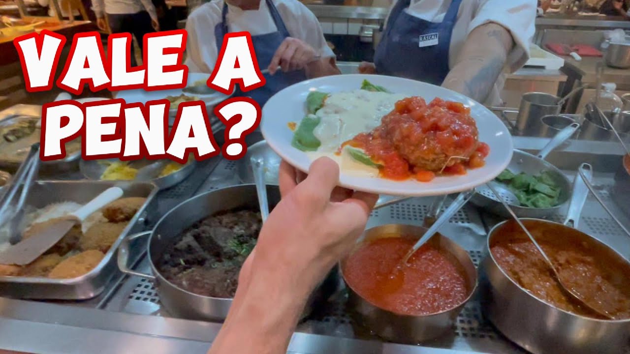 RÁSCAL: buffet à vontade em SP! Compensa? - YouTube