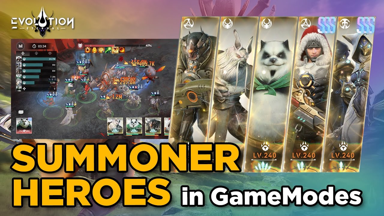 Summoner Class Heroes Build | Eternal Evolution - YouTube