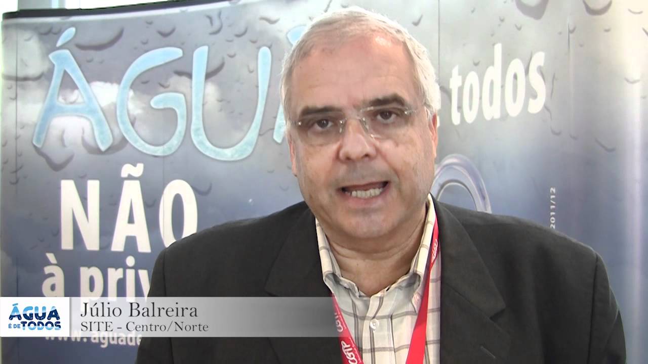 Água é de Todos - Rostos da Campanha - Julio Balreira - YouTube
