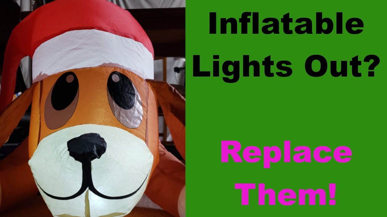 Replacing LED Lights in Holiday Inflatables (4) - YouTube