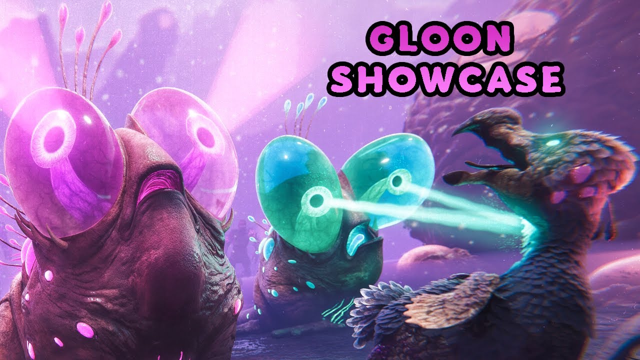 Ark Ascended - Gloon Showcase // Spawns, Taming, Abilities - YouTube