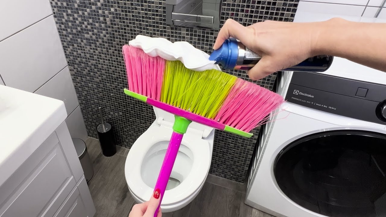 Put Shaving Cream on a Broom – You Won’t Believe What Happens! - YouTube